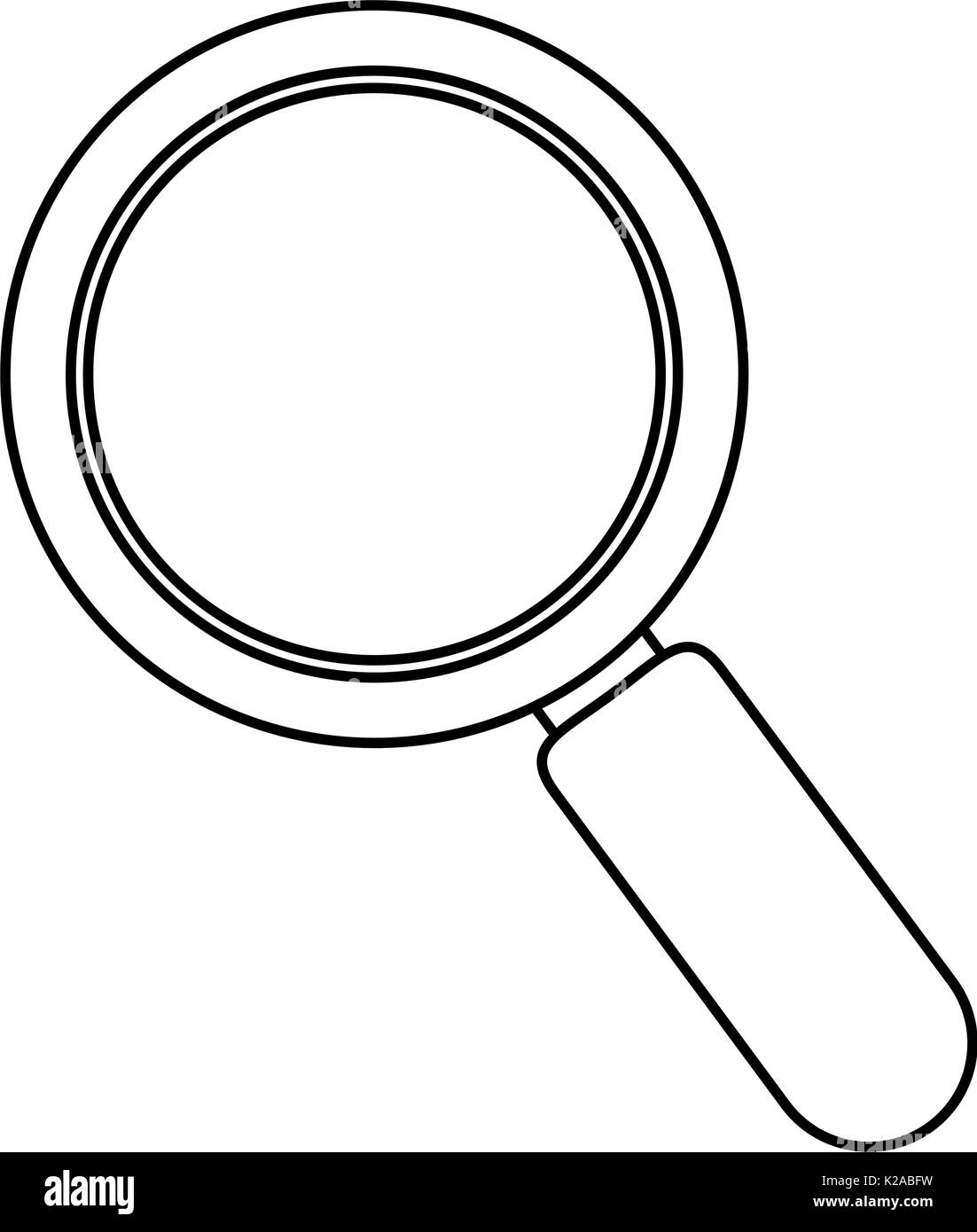 Lupe icon hi-res stock photography and images - Alamy