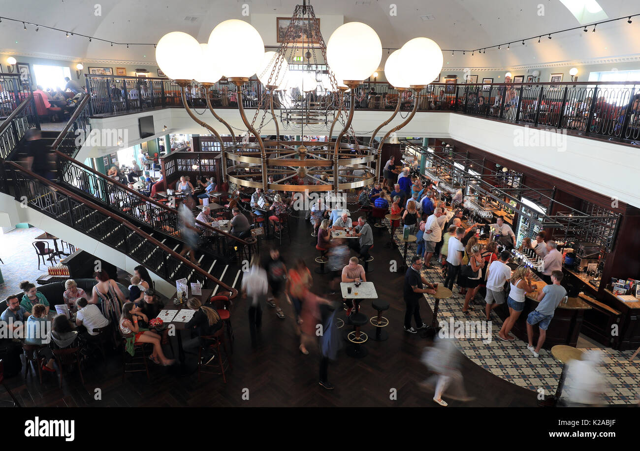 A view of JD Wetherspoon's Royal Victoria Pavillion in Ramsgate, Kent ...