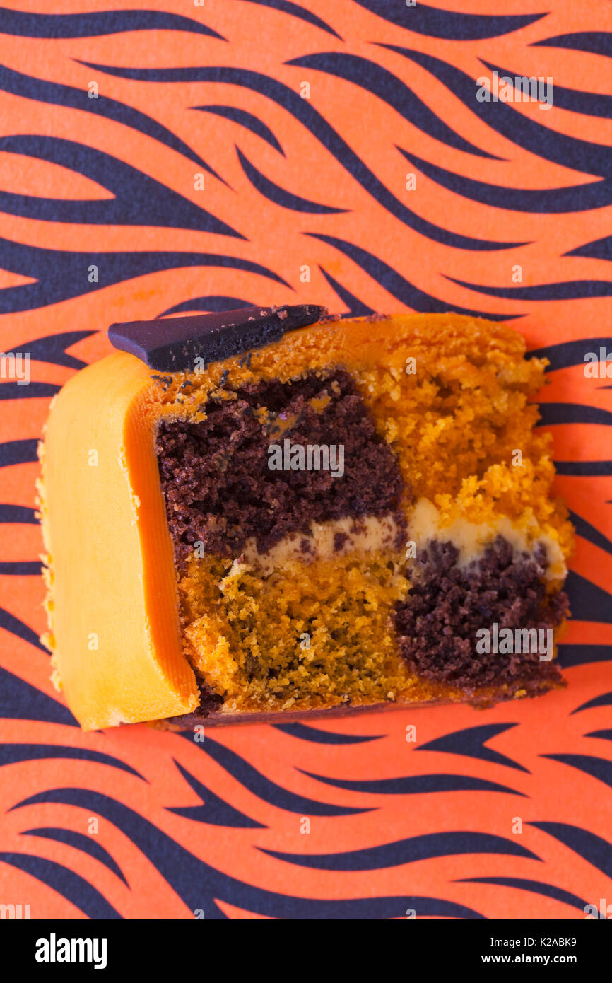 Slice of M&S Let's celebrate with Timmy the Tiger cake set on tiger ...