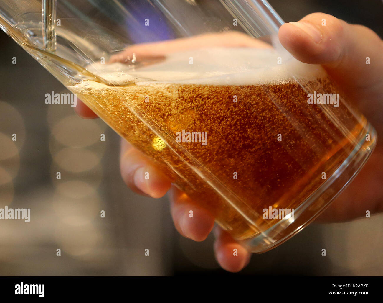 Poured jd wetherspoons royal victoria pavillion hi-res stock ...