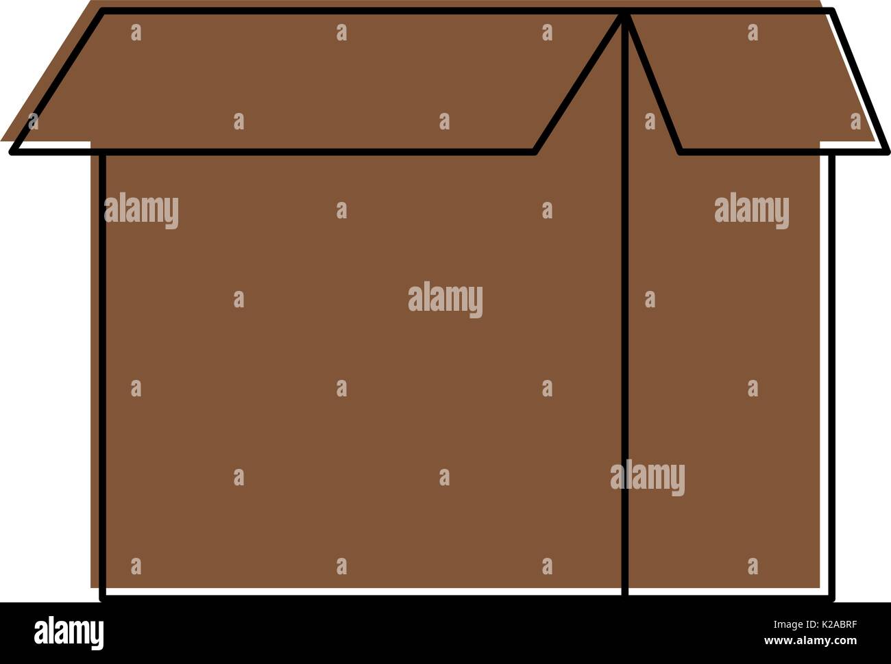 carton box icon Stock Vector Image & Art - Alamy