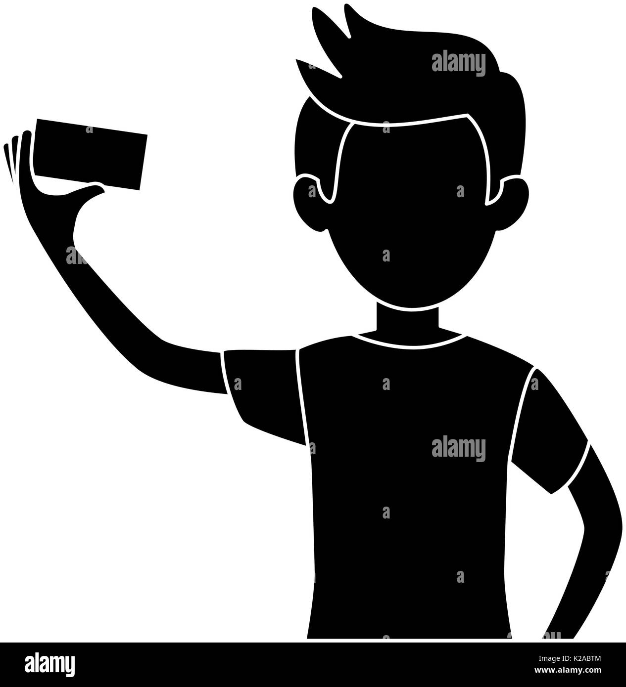 man taking a selfie icon Stock Vector Image & Art - Alamy