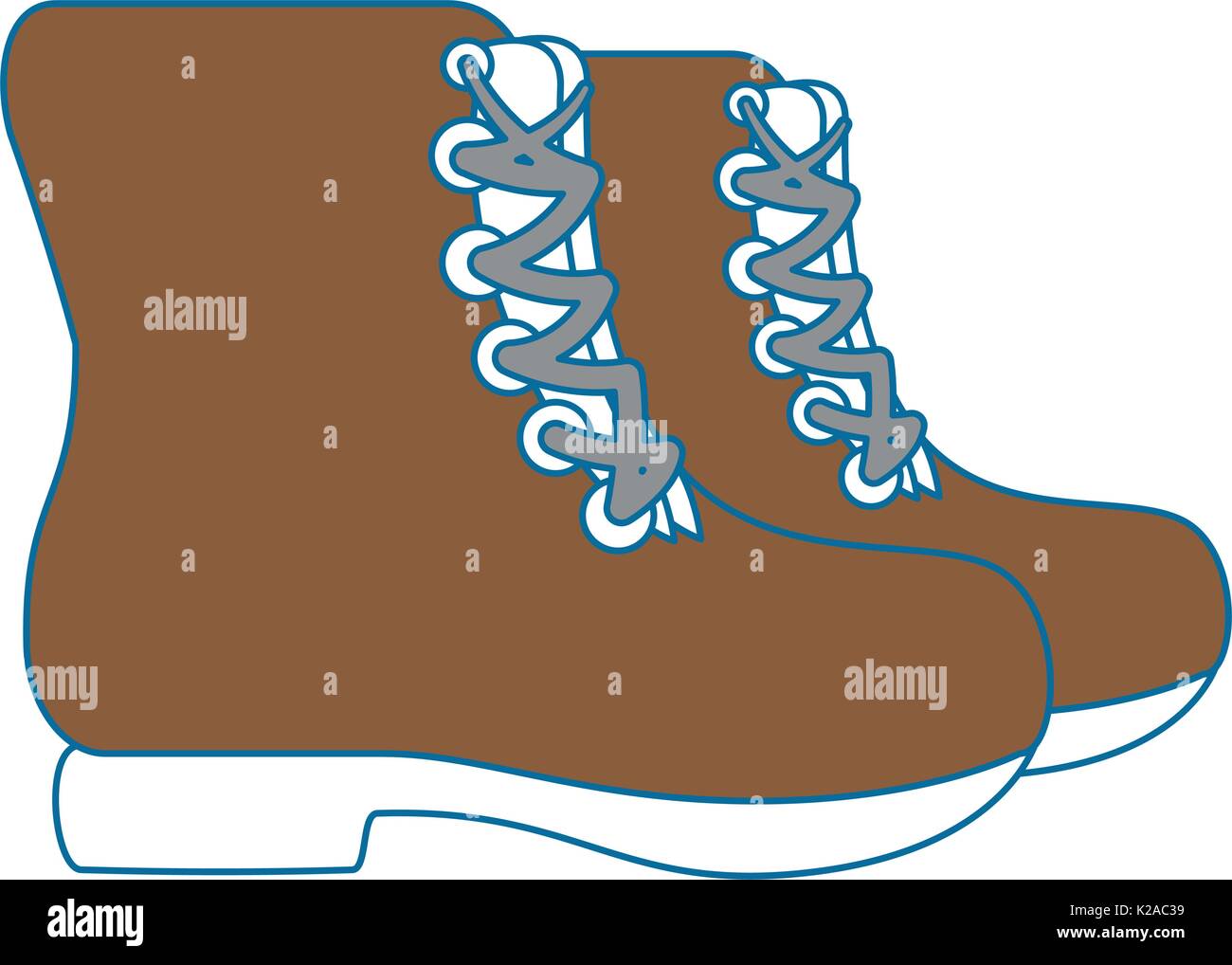 camping boots icon Stock Vector Image & Art - Alamy