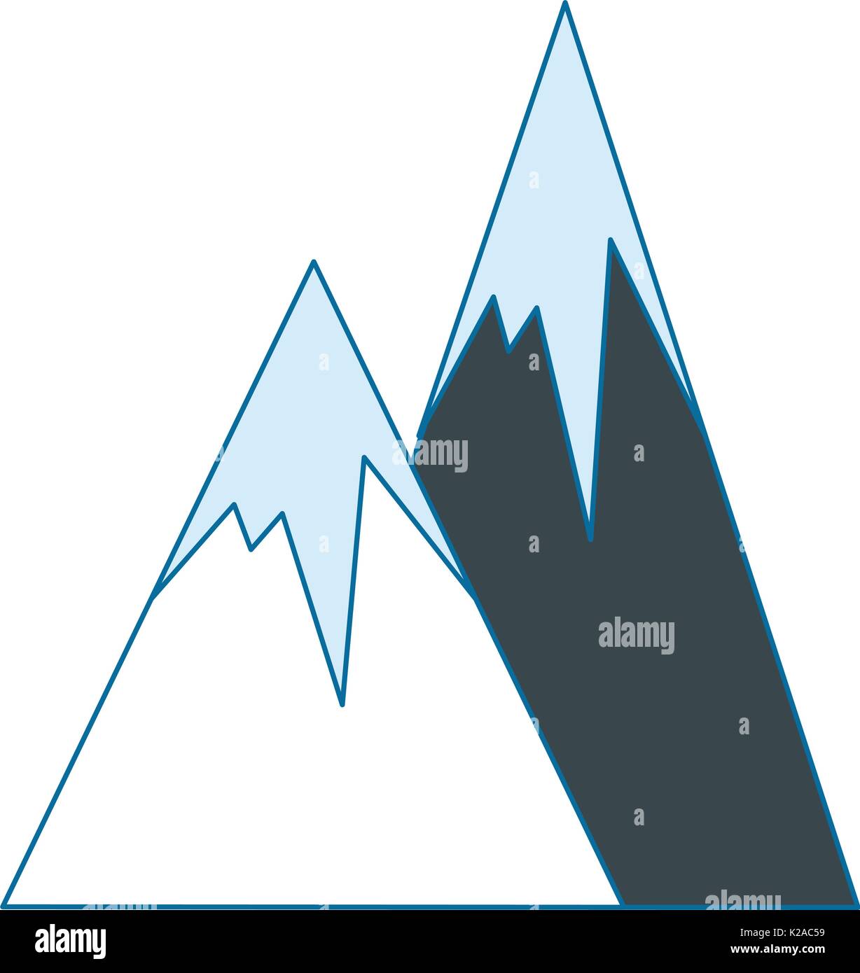 Alps icon image hi-res stock photography and images - Alamy