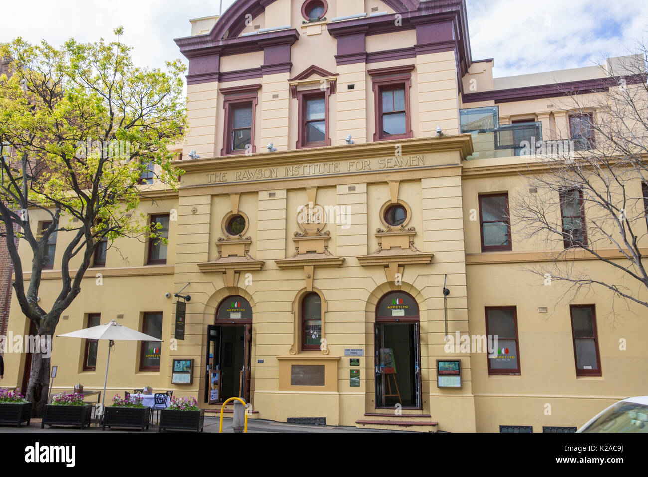The Rawson Institute for Seamen building in the historical Rocks area ...