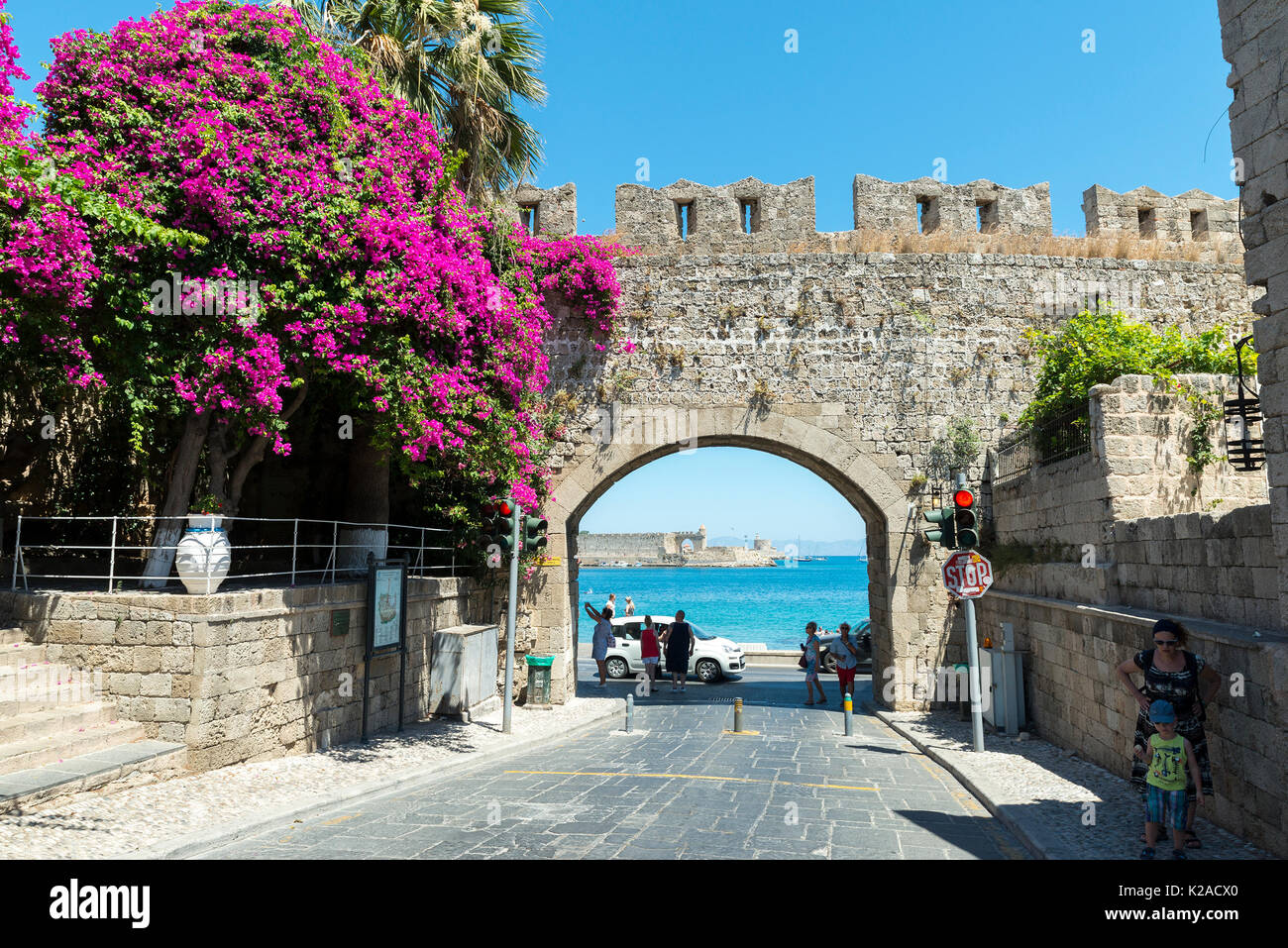 Gate of the Virgin, Rhodes, Rhodes, Greece, Europe Stock Photo - Alamy