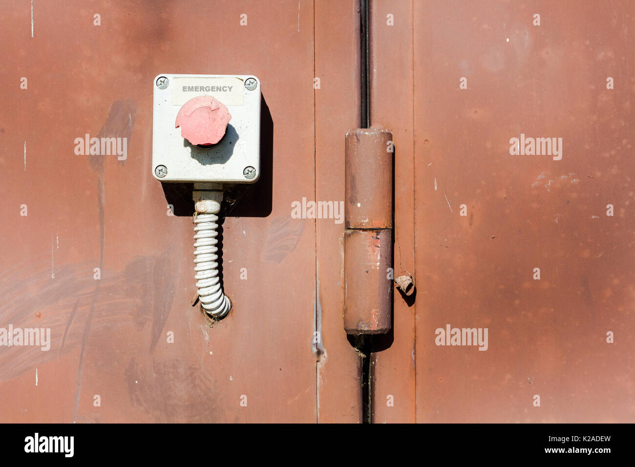 Old emergency stop button hi-res stock photography and images - Alamy