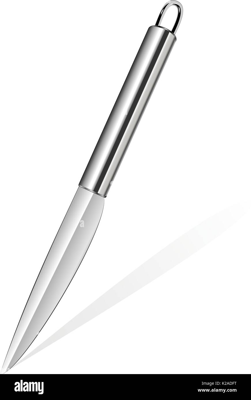 Knife on a white background.Vector Stock Vector Image & Art - Alamy