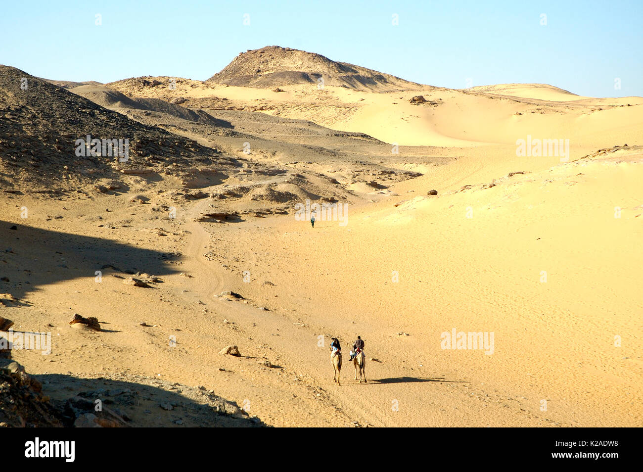 The desert in Aswan. Egypt Stock Photo - Alamy