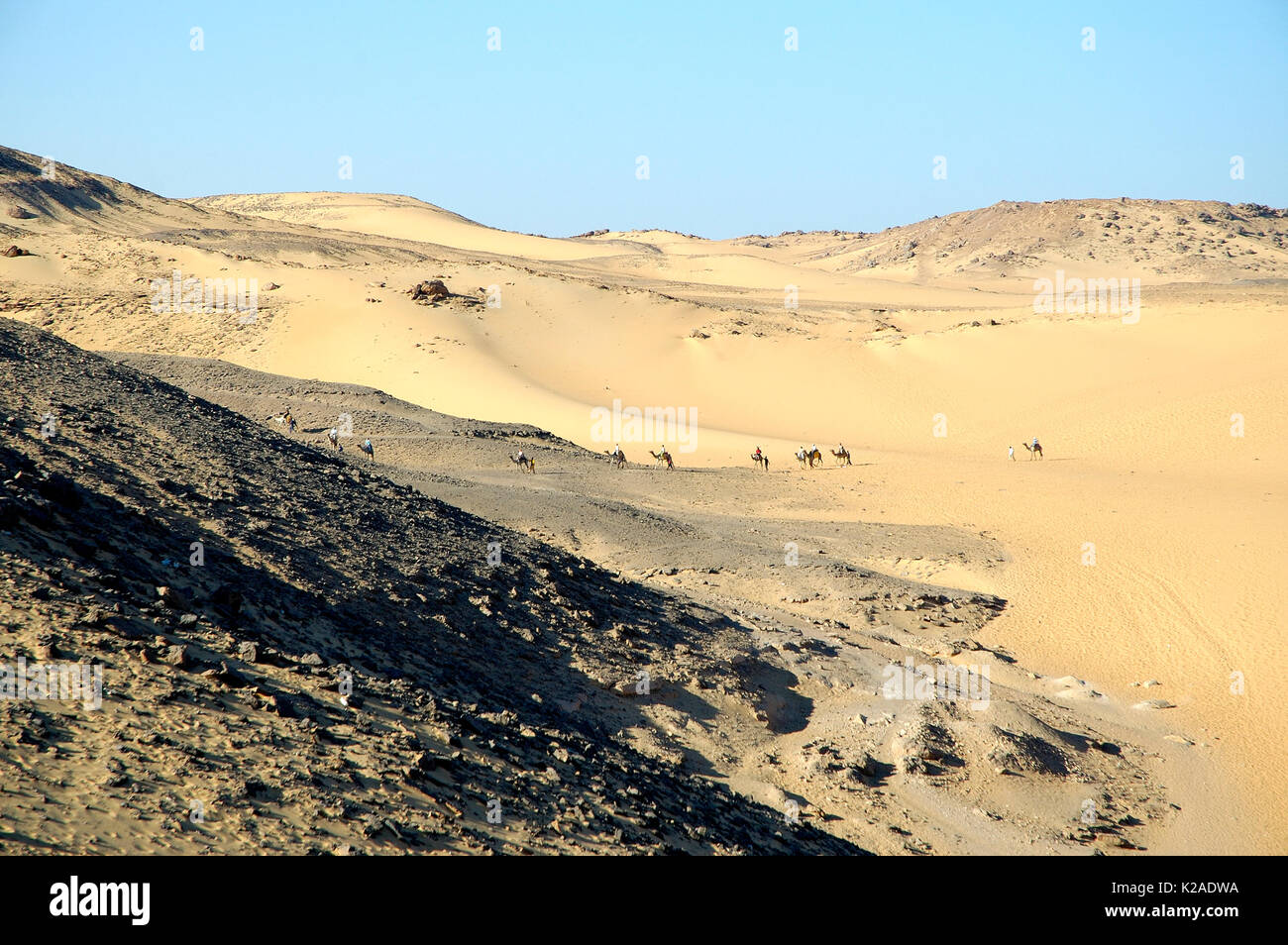 The desert in Aswan. Egypt Stock Photo - Alamy