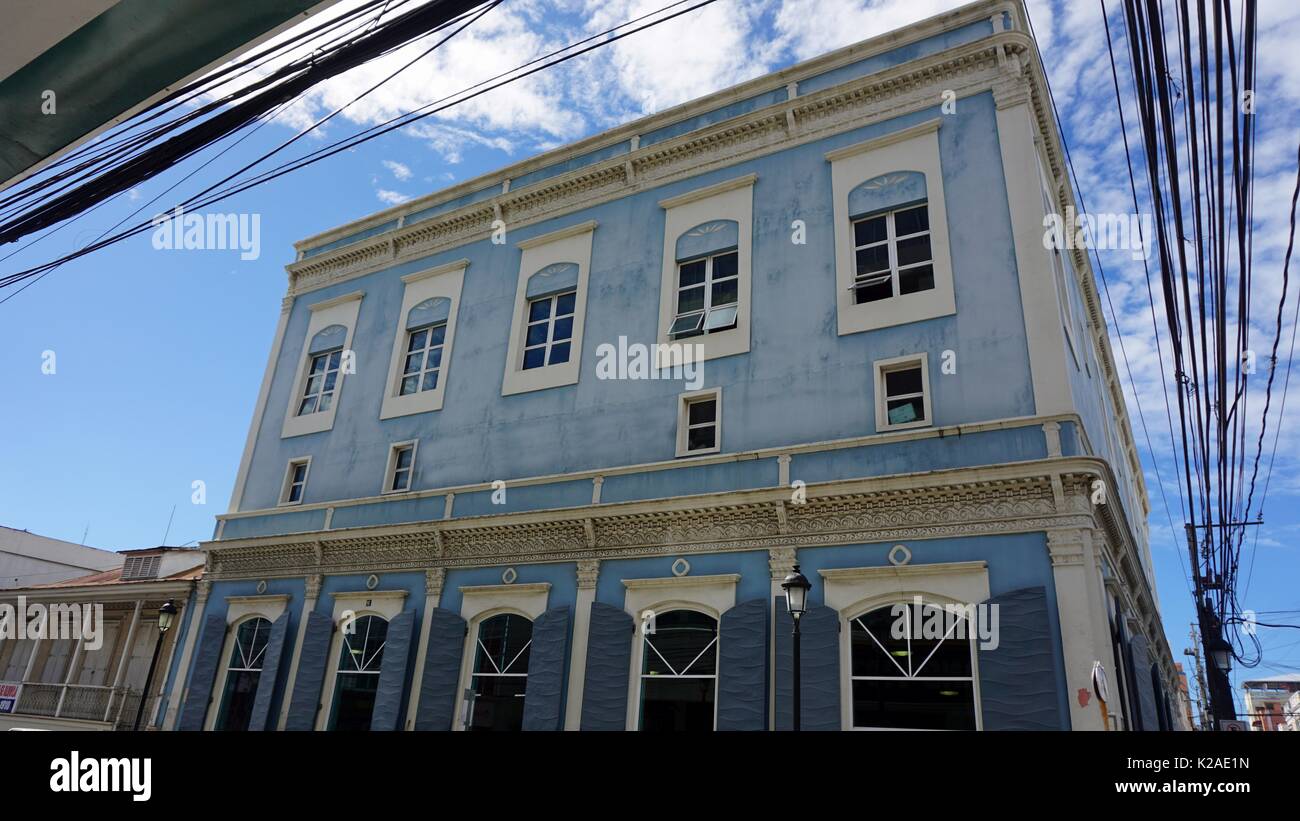 typical caribbean house in the dominican republic Stock Photo - Alamy