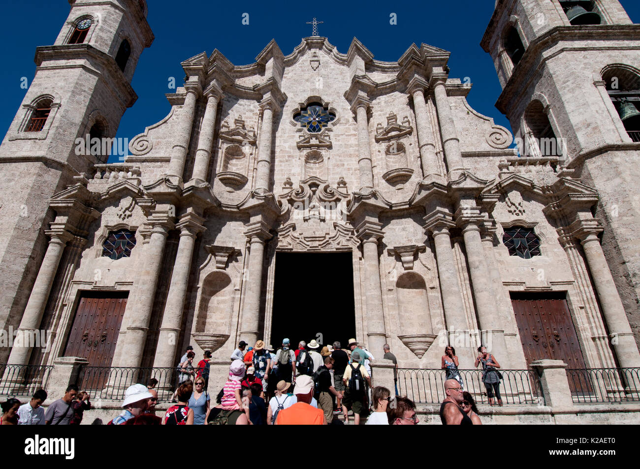 Catedral de la Habana (Cathedral of Havana) in Havana Cuba Stock Photo ...