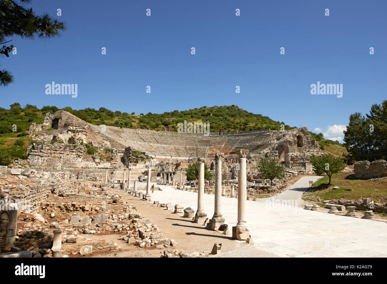Ephesus Amphitheatre, Turkey Stock Photo - Alamy