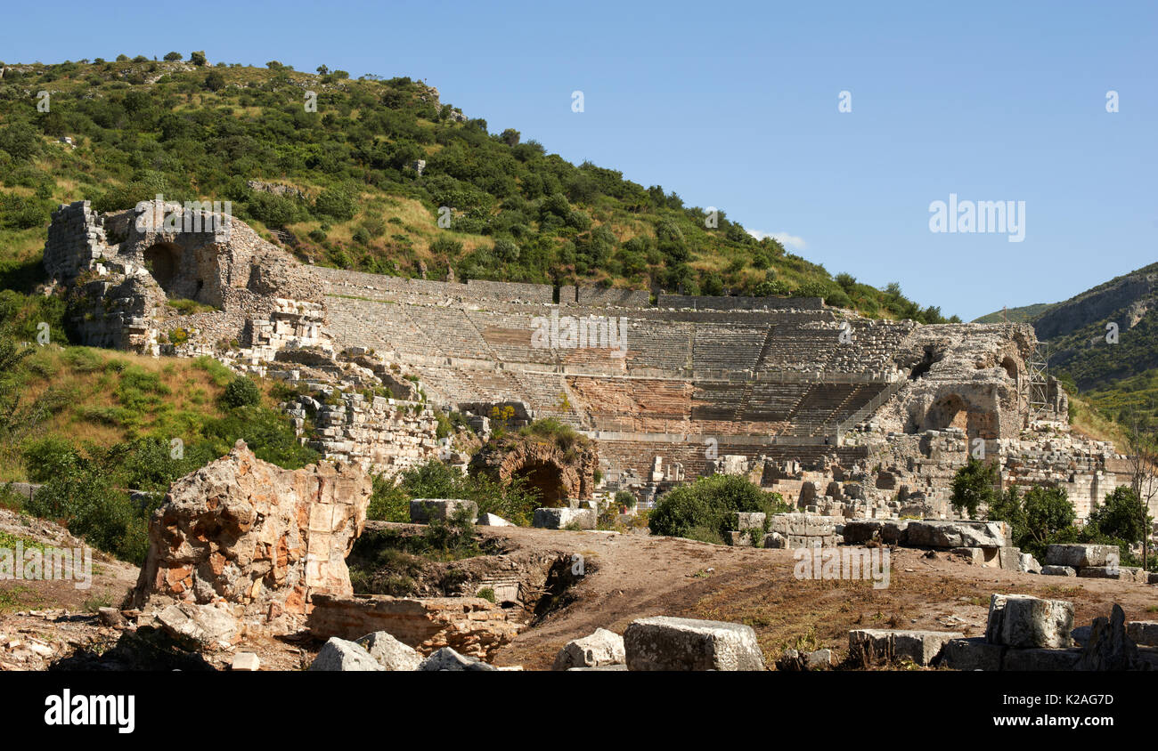Ephesus Amphitheatre, Turkey Stock Photo - Alamy