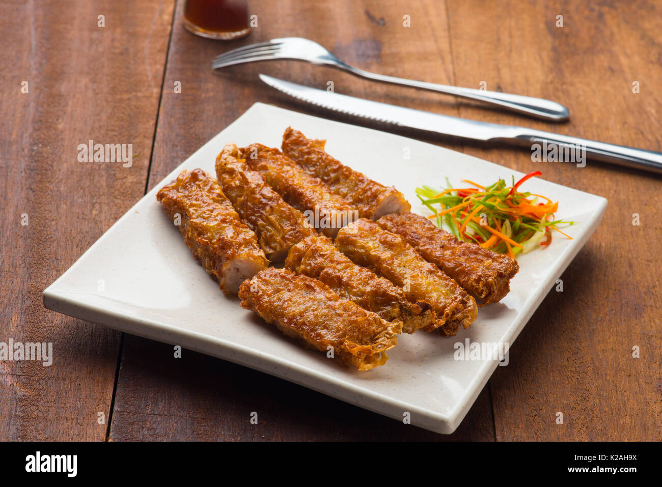 Spicy Pork Roll Crispy Pork Roll Recipe | School Of Wok