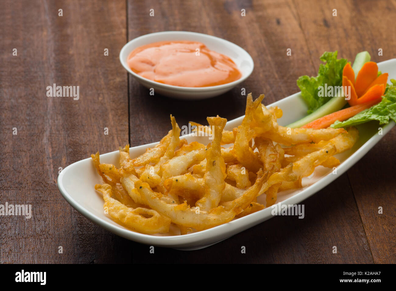 deep fried crispy fish Stock Photo - Alamy
