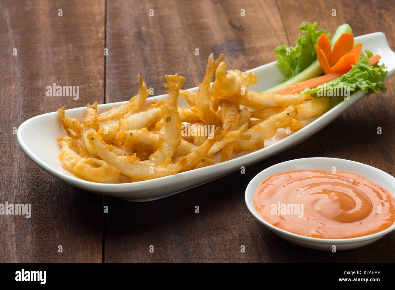 deep fried crispy fish Stock Photo - Alamy