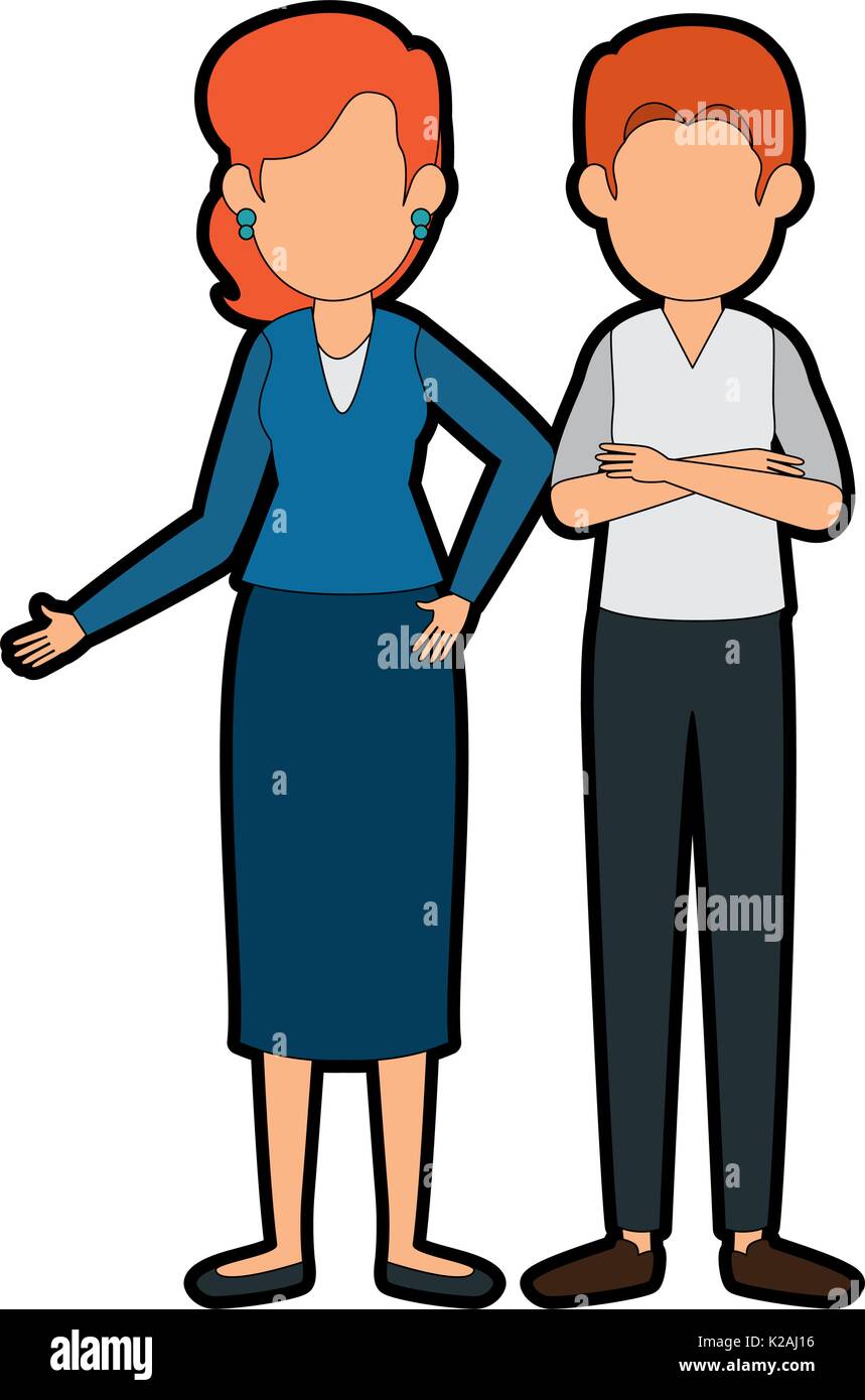businesspeople standing icon Stock Vector Image & Art - Alamy