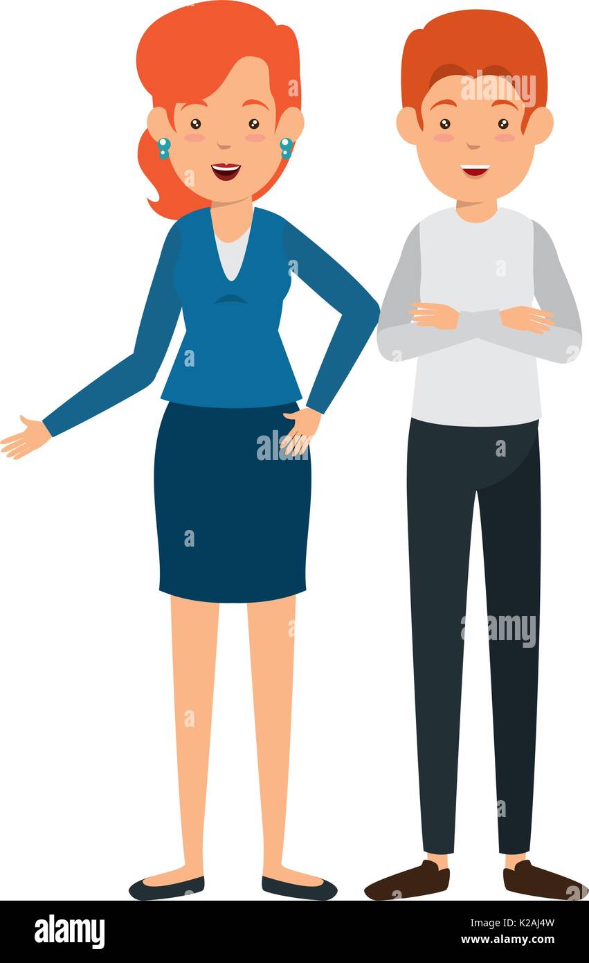 businesspeople standing icon Stock Vector Image & Art - Alamy