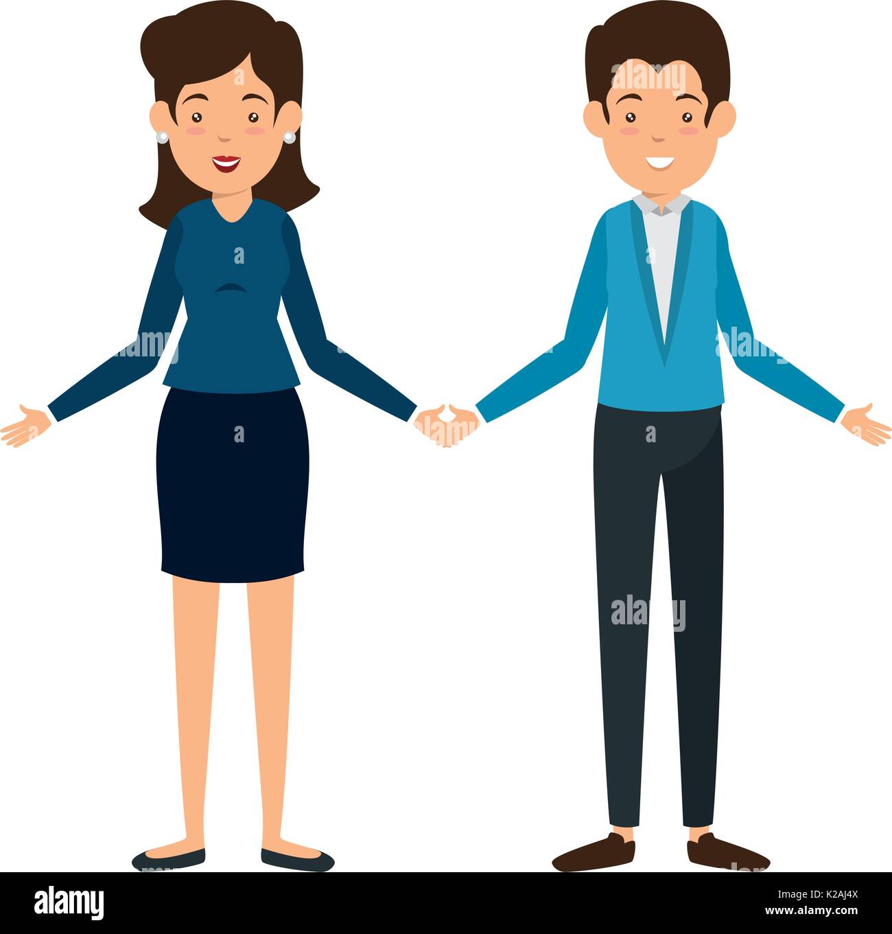 businesspeople standing icon Stock Vector Image & Art - Alamy