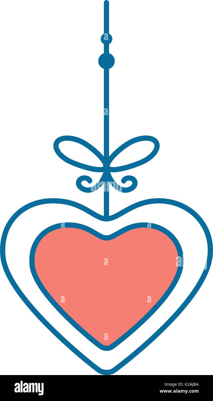 heart hanging icon Stock Vector Image & Art - Alamy