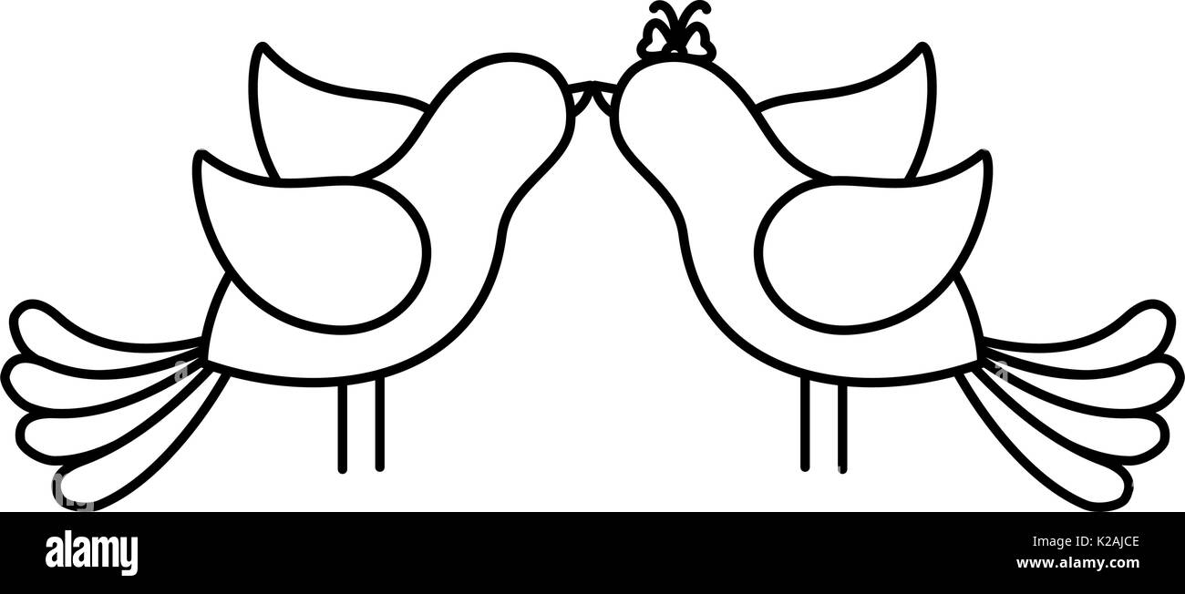 couple of doves icon Stock Vector Image & Art - Alamy