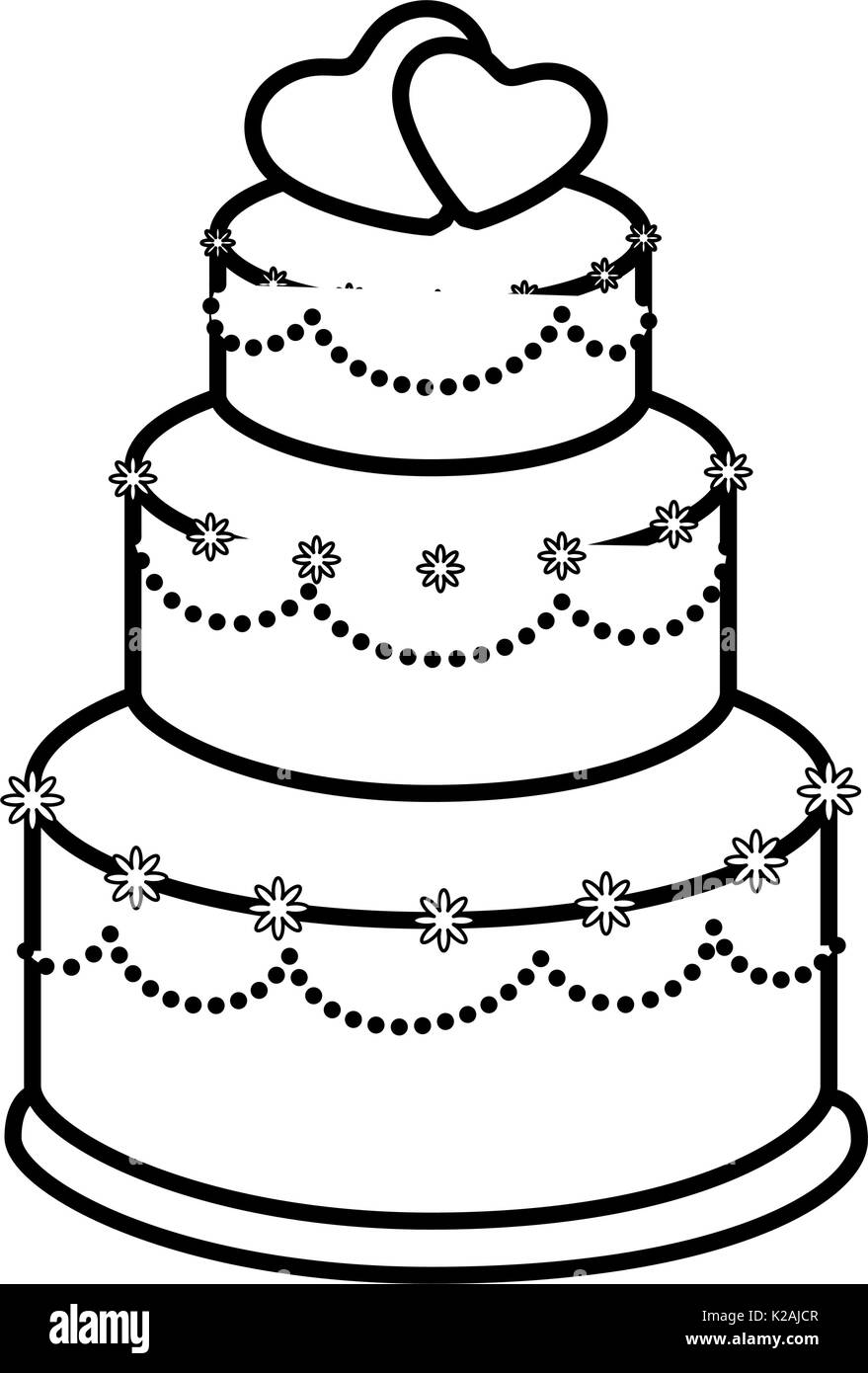 wedding cake icon Stock Vector Image & Art - Alamy