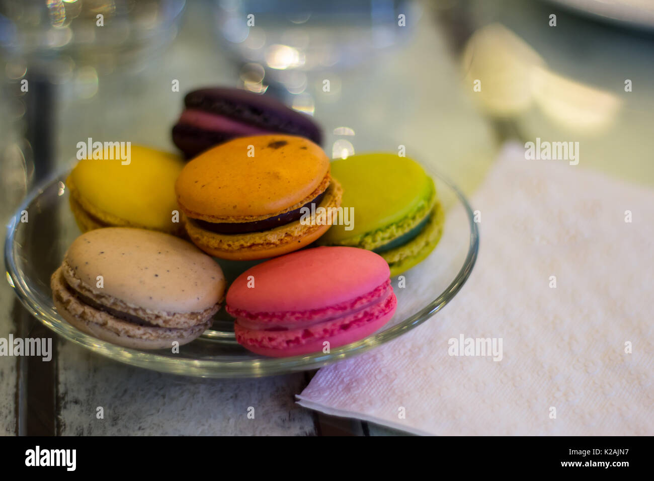Colorful of macarons Stock Photo - Alamy