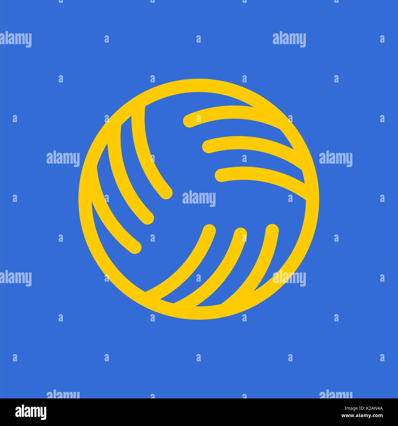 Water polo icon Stock Vector Images - Alamy