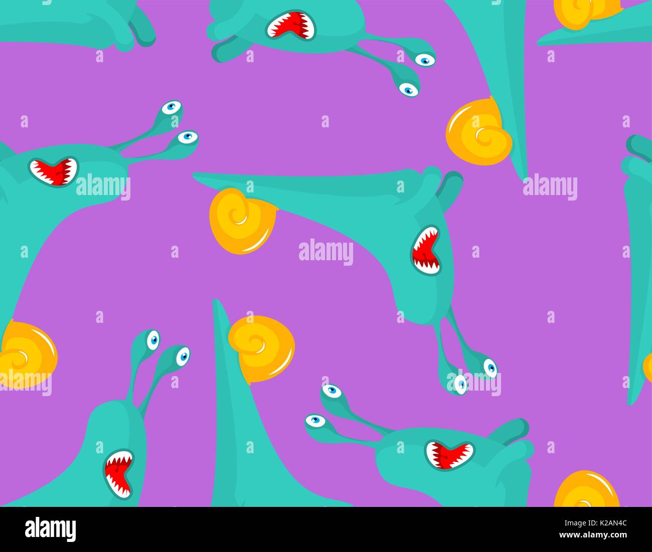 Snail pattern. Insect with shell background. Gastropod mollusk with ...