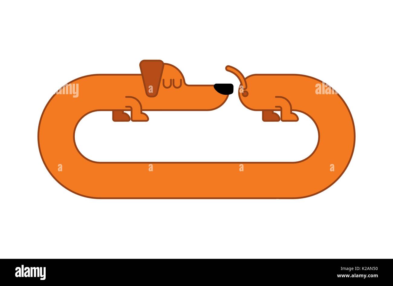 Dachshund dog painting hi-res stock photography and images - Alamy