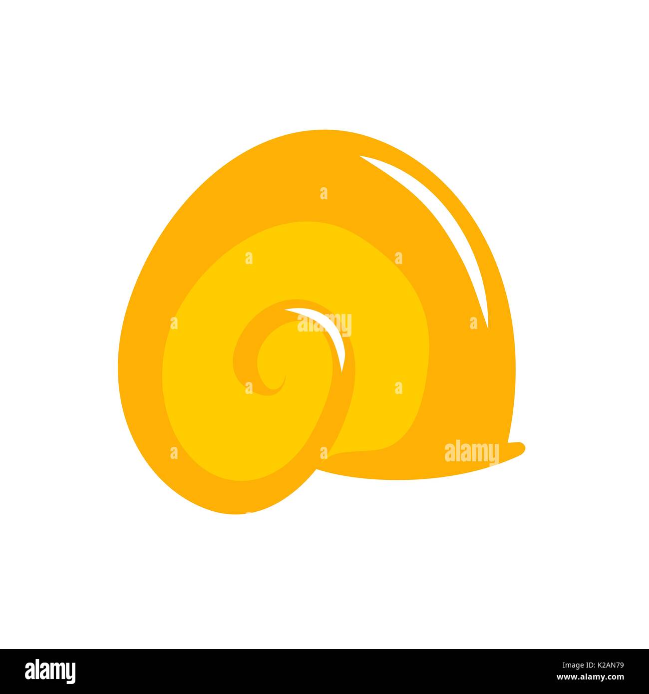 Shell from cochlea are isolated. Spiral for shellfish Stock Vector ...