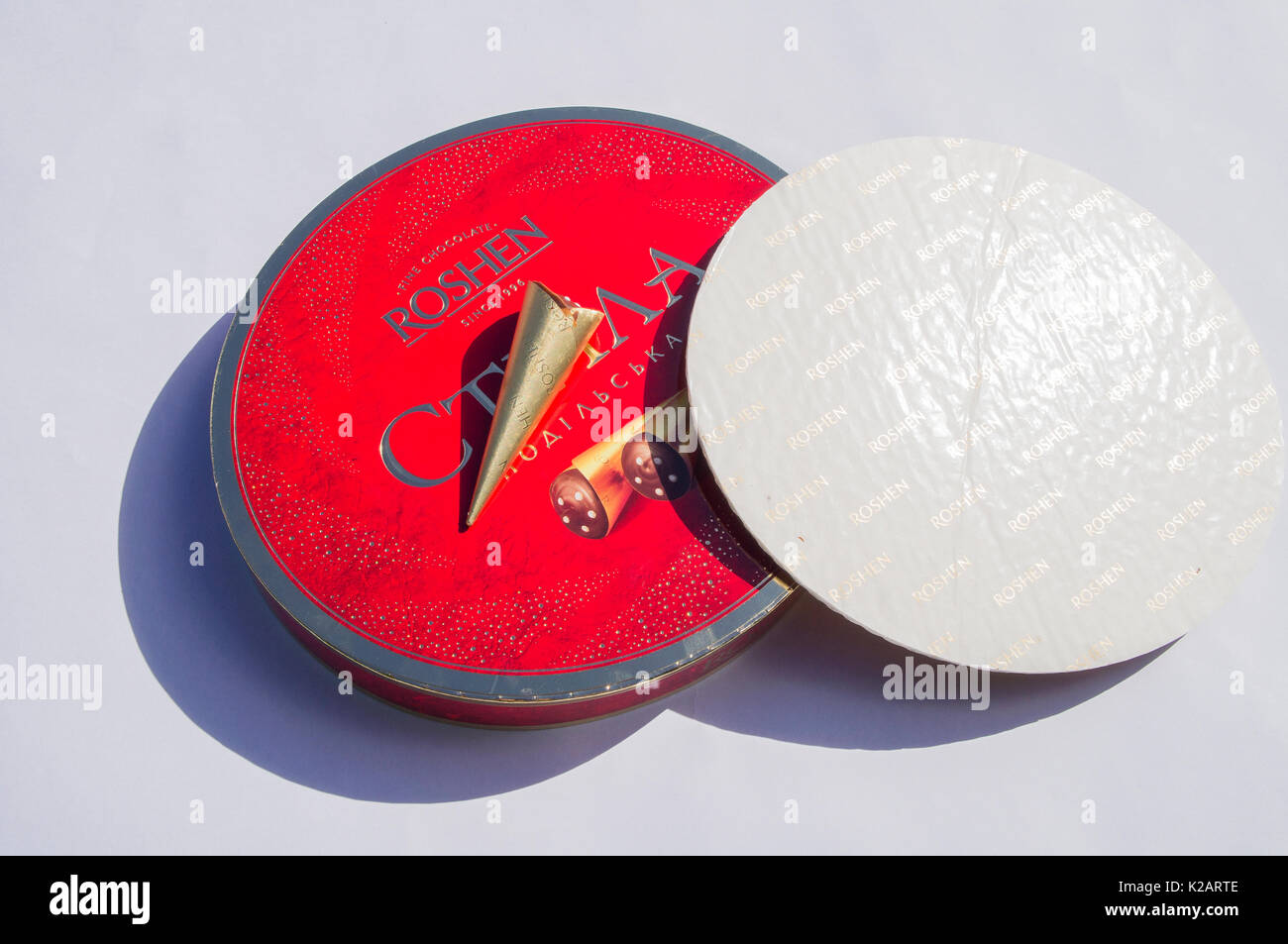 Candy Roshen Strila podilska 250g box Ukraine, sweet box, bonbonniere ...