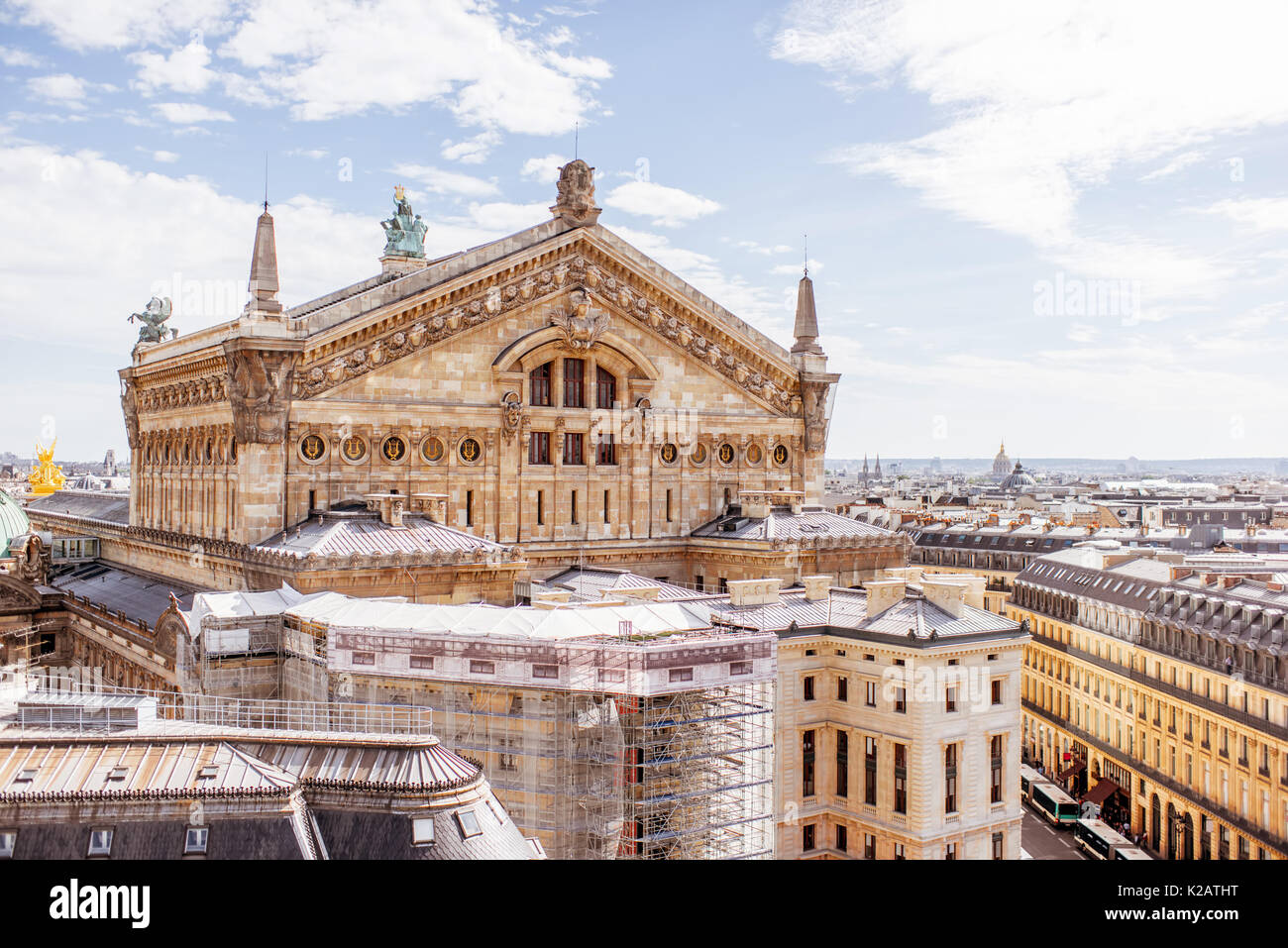 Opera garnier paris aerial hi-res stock photography and images - Alamy