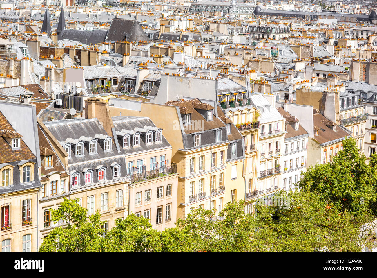 Cityscape view of Paris Stock Photo - Alamy