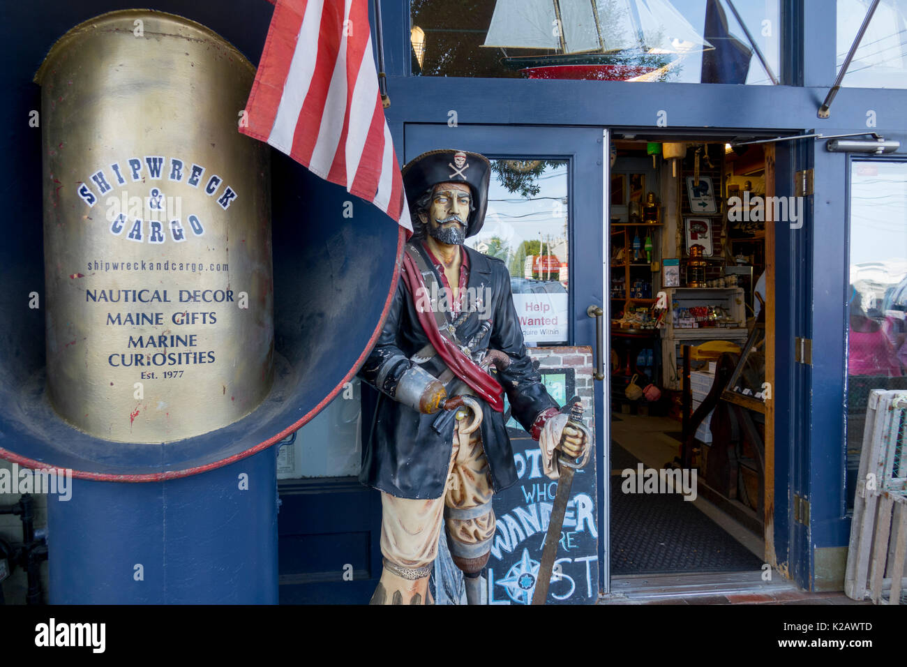 USA Maine ME Portland Old Port Wharf Street The Shipwreck and Cargo ...