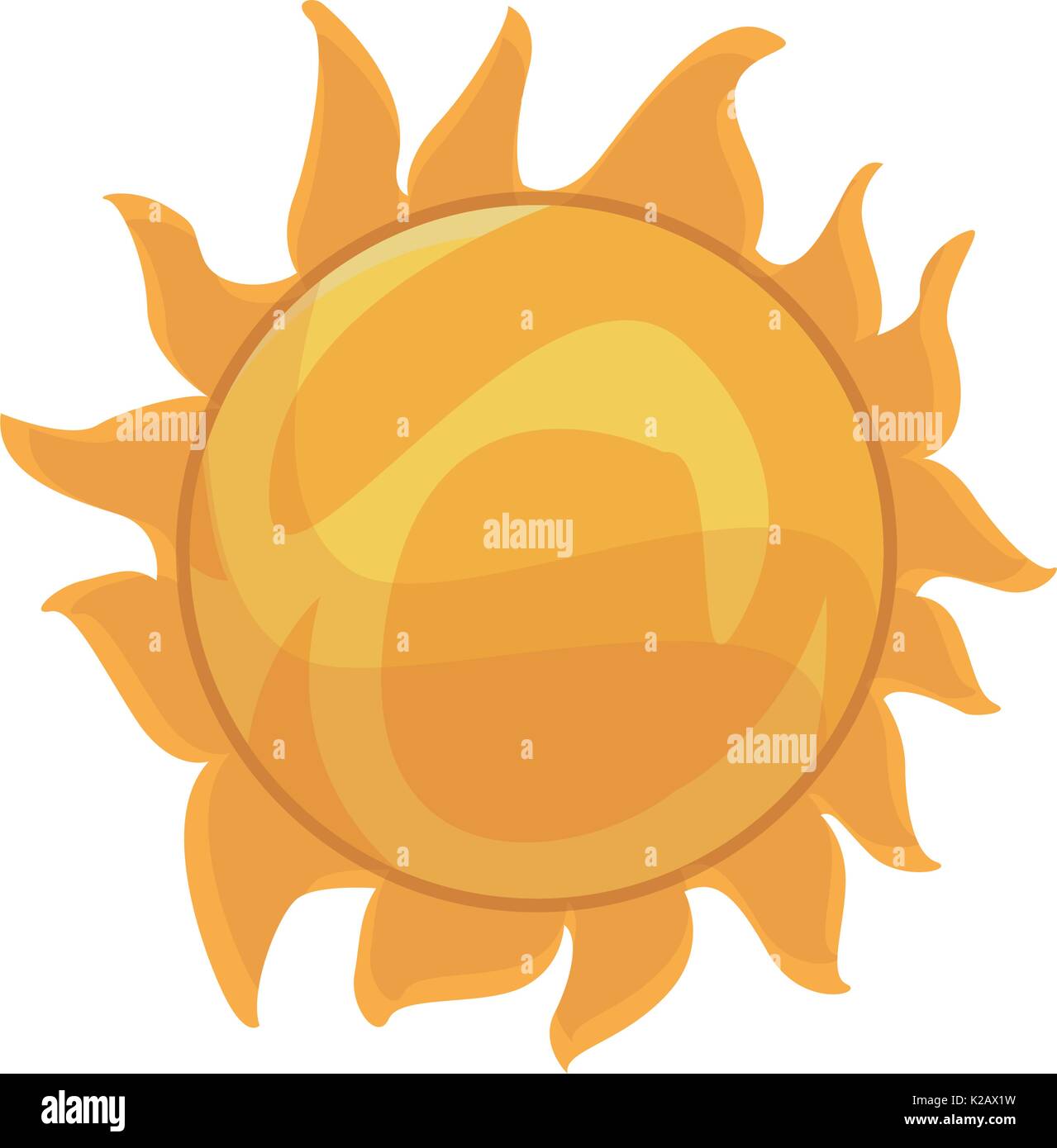 sun in a space cosmic astronomy science vector illustration Stock ...