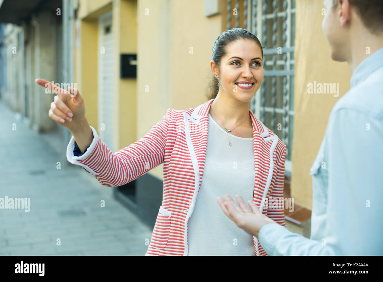 Helping people find their way hi-res stock photography and images - Alamy