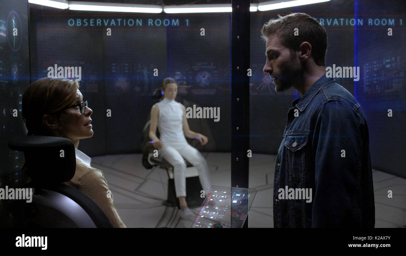 AMELIA 2.0, from left: Kate Vernon, Angela Billman, Ben Whitehair, 2017 ...