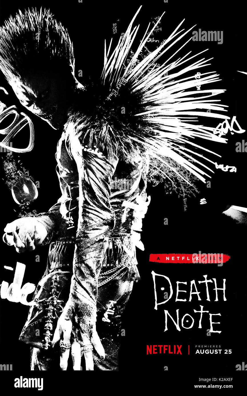 DEATH NOTE, US poster, 2017. © Netflix /Courtesy Everett Collection ...