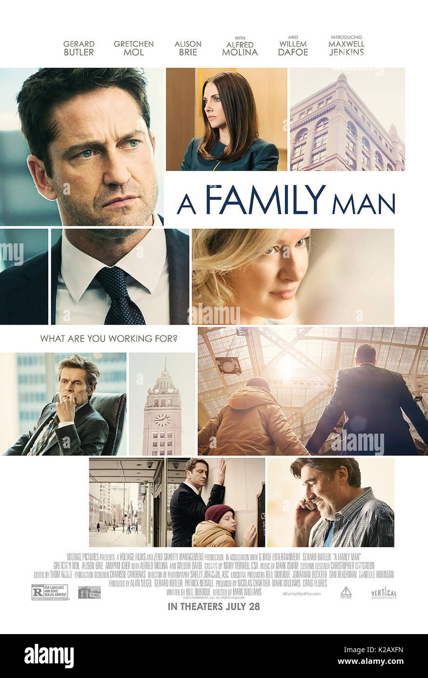 A FAMILY MAN, US poster, clockwise from top left: Gerard Butler, Alison ...
