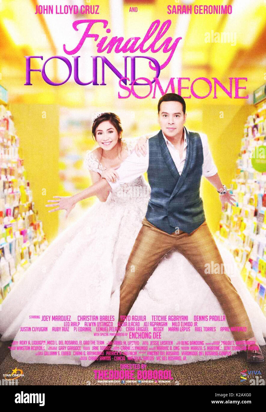 FINALLY FOUND SOMEONE, poster, from left, Sarah Geronimo, John Lloyd ...
