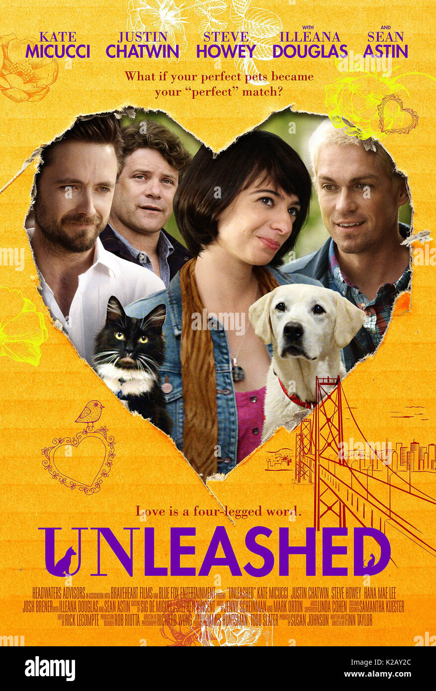 UNLEASHED, poster, l-r: Justin Chatwin, Sean Astin, Kate Micucci, Steve ...