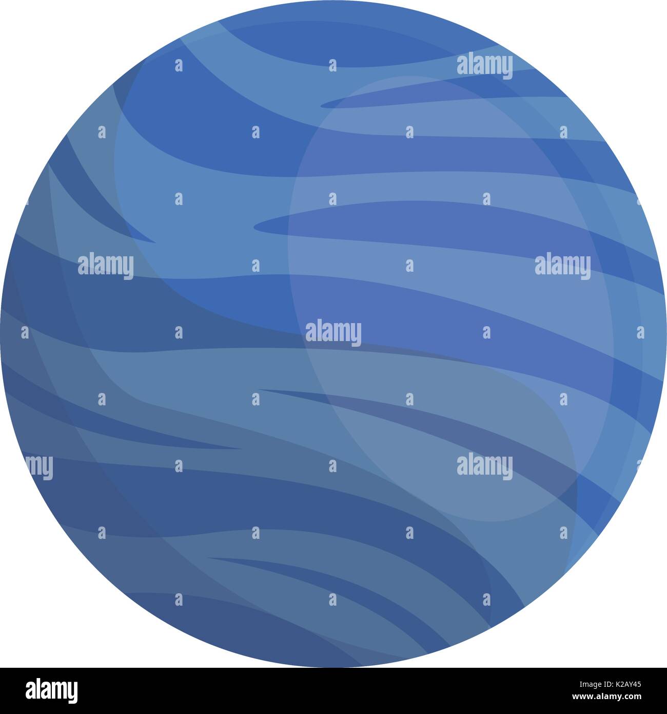 planet of the solar system isolated on white background vector ...