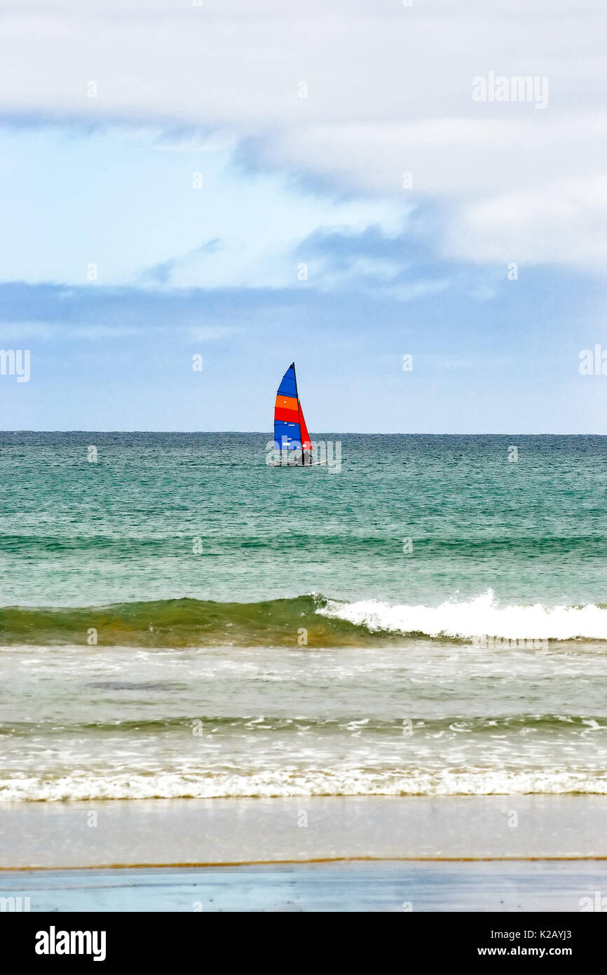 All shades of blue of the Pacific ocean. The Australian coast Stock ...