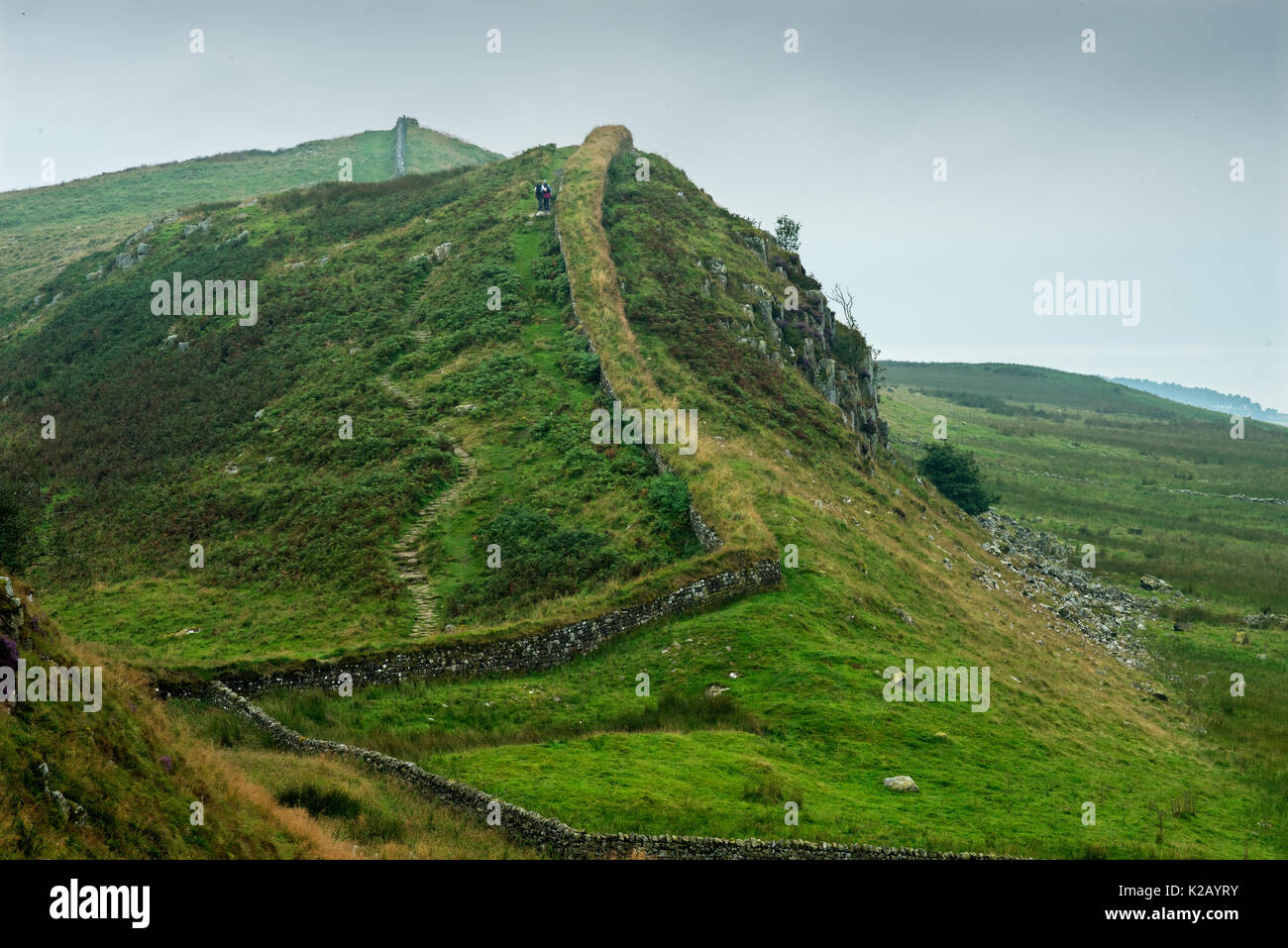 Hadrian's Wall, Northumberland, England. August 2017 Wikipaedia ...