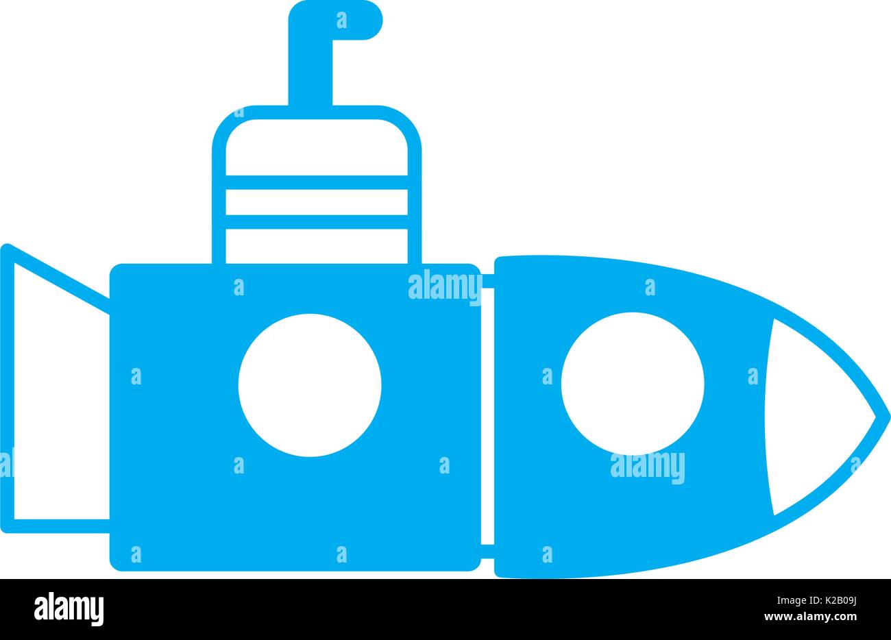 submarine with periscope underwater boat Stock Vector Image & Art - Alamy