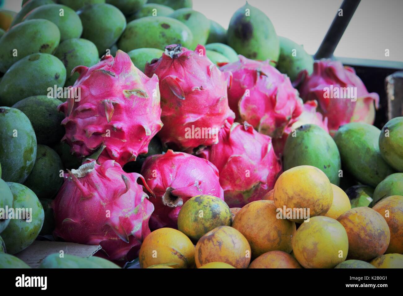 Fruits in the tradisonal market , Malang Indonesia Stock Photo - Alamy