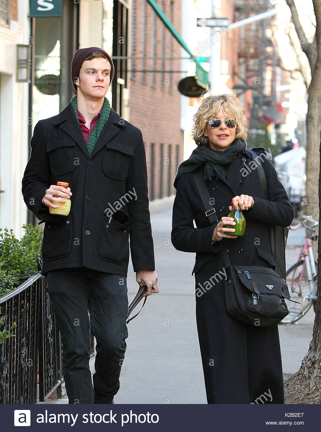 Meg Ryan and son, Jack Henry Quaid. Meg Ryan and son Jack Henry take ...