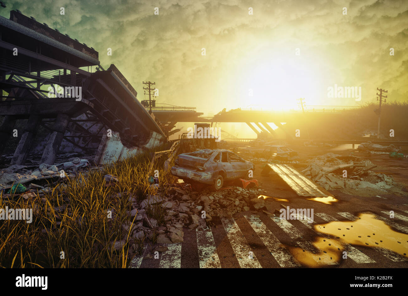 Apocalyptic Landscape Background